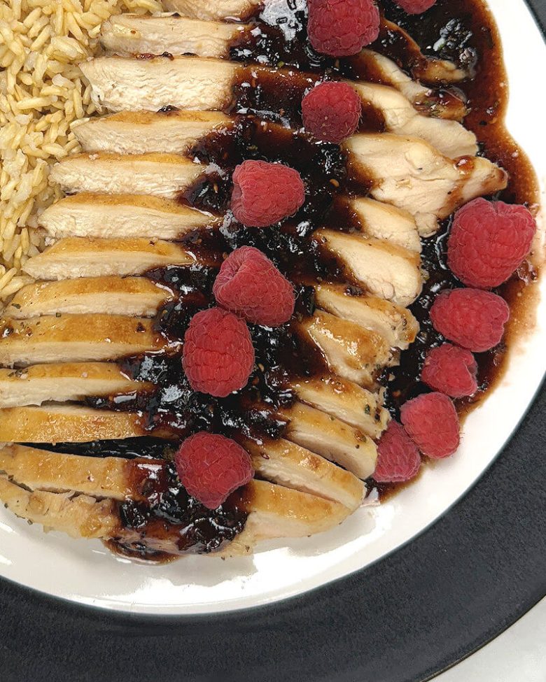 Rosemary Chicken with Raspberry Glaze – A Gourmet Food Blog