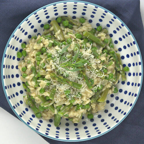 Asparagus & Peas Risotto – A Gourmet Food Blog
