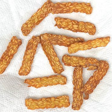 Baked or Fried Tempeh Crisps – A Gourmet Food Blog