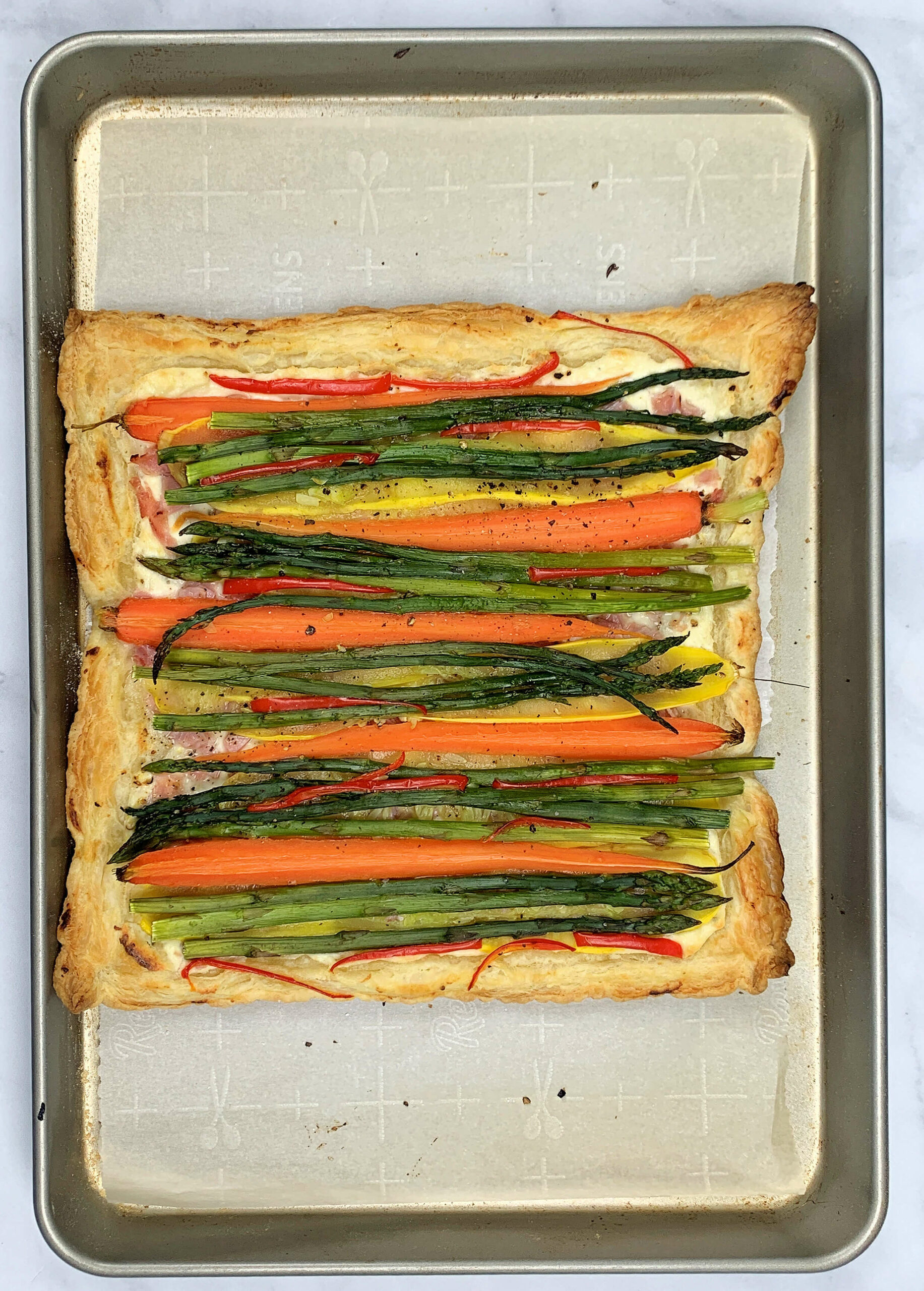Puff Pastry Vegetable Tart – A Gourmet Food Blog