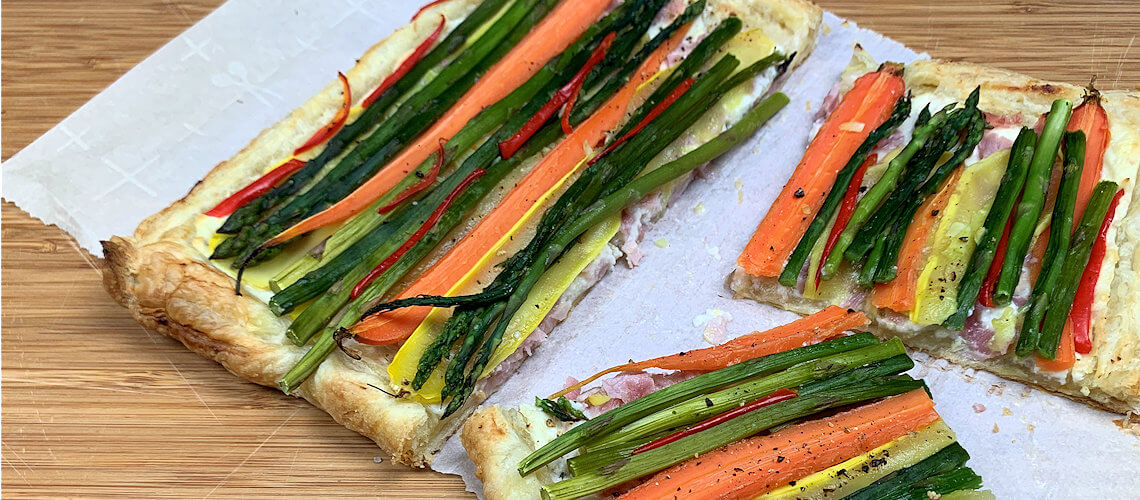 Puff Pastry Vegetable Tart – A Gourmet Food Blog
