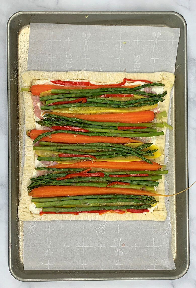 Puff Pastry Vegetable Tart – A Gourmet Food Blog