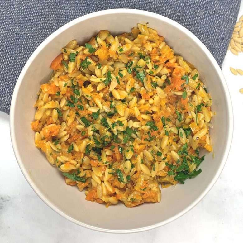 Carrot & Pepper Orzo – A Gourmet Food Blog