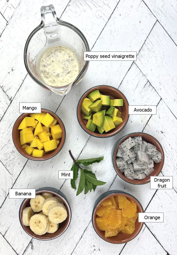 Tropical Fruit Salad for Two – A Gourmet Food Blog